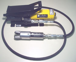 HYDRAULIC PINCH-OFF TOOL FOR COLD WELDING OFHC COPPER TUBING