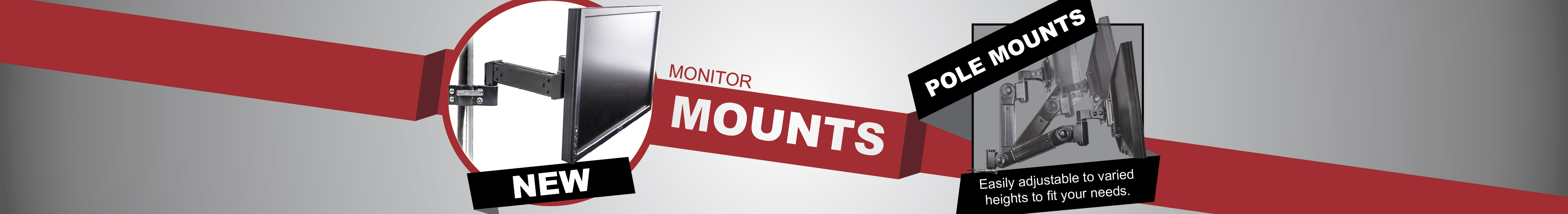 Mounting systems for LCD Displays, Laptop Computers and keyboards ...