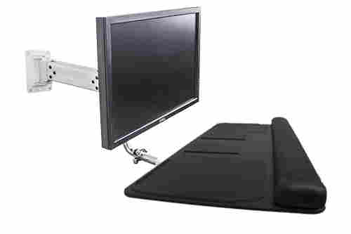 60239-W10 Series Extension Arm with Keyboard Platform and Mouse Tray
