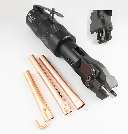 Pneumatic tools for tube reduction and tube flattening