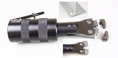 Additional Custom Pneumatic Crimp Tools for use on Sheet Metal