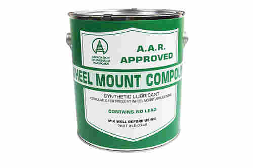 Wheel Mount Compound for Rail Car Wheels