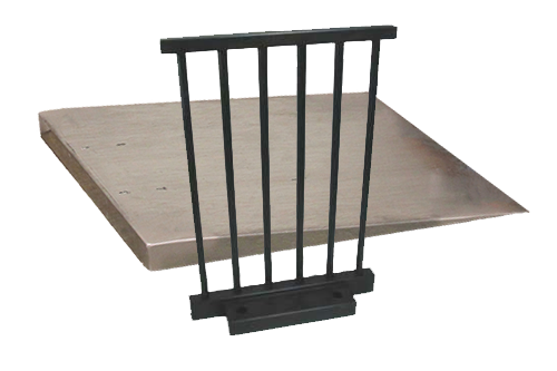 Ramps and Railings to transition from subfloor to low profile raised floor