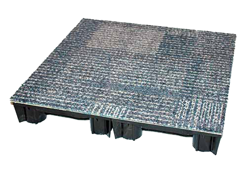 Low Profile raised floor Panels including carpet